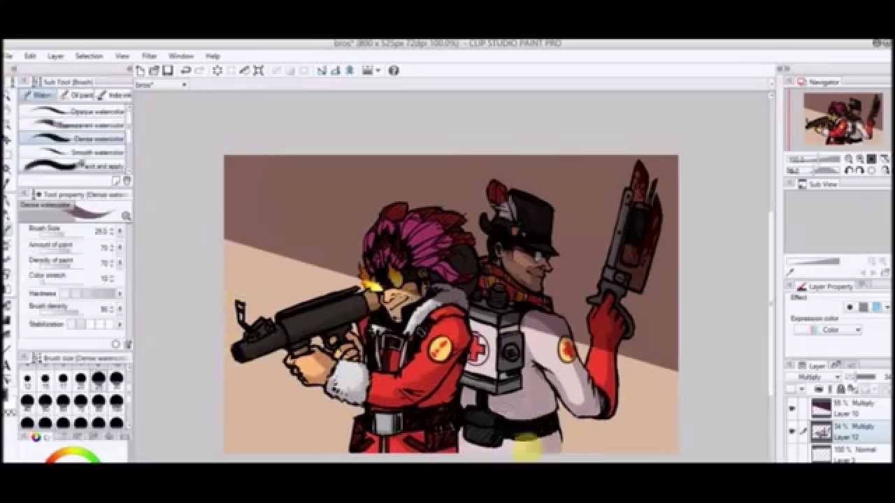 Let's Go Doc - Team Fortress 2 Speedpaint - YouTube