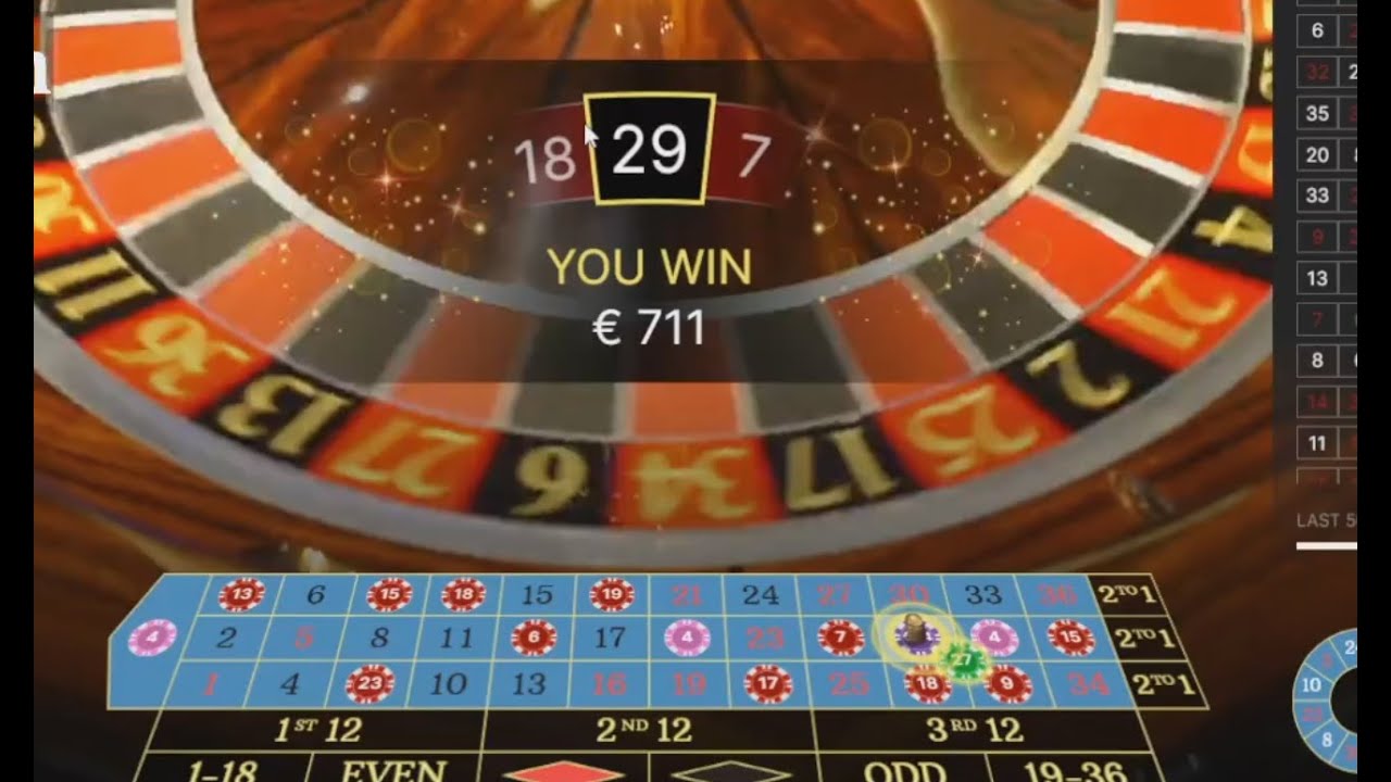 25€ to 1000€ and then to 0€ at CASINO MALTA ROULETTE, EVOLUTION GAMING ...