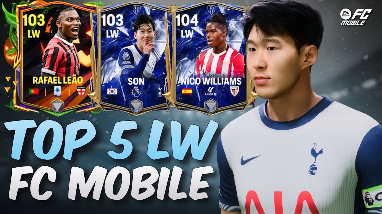 TOP 5 LEFT WINGER IN FC MOBILE 🔥 TOP 5 LW FC MOBILE || LION - YouTube
