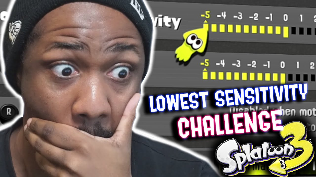 SPLATOON 3 LOW SENSITIVITY CHALLENGE - YouTube