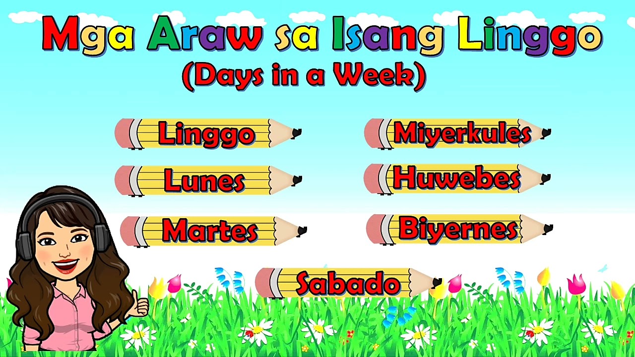 Mga Araw sa Isang Linggo - YouTube