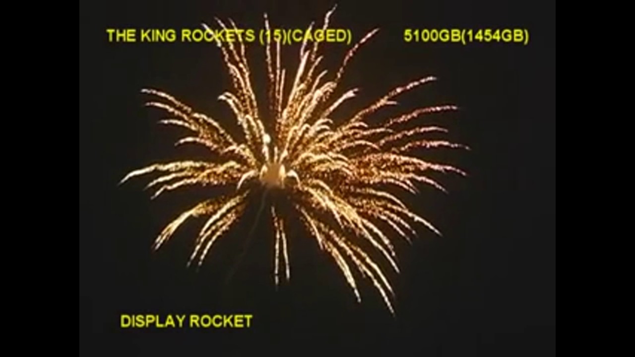 BR The King Rocket From Cardiff Fireworks - YouTube