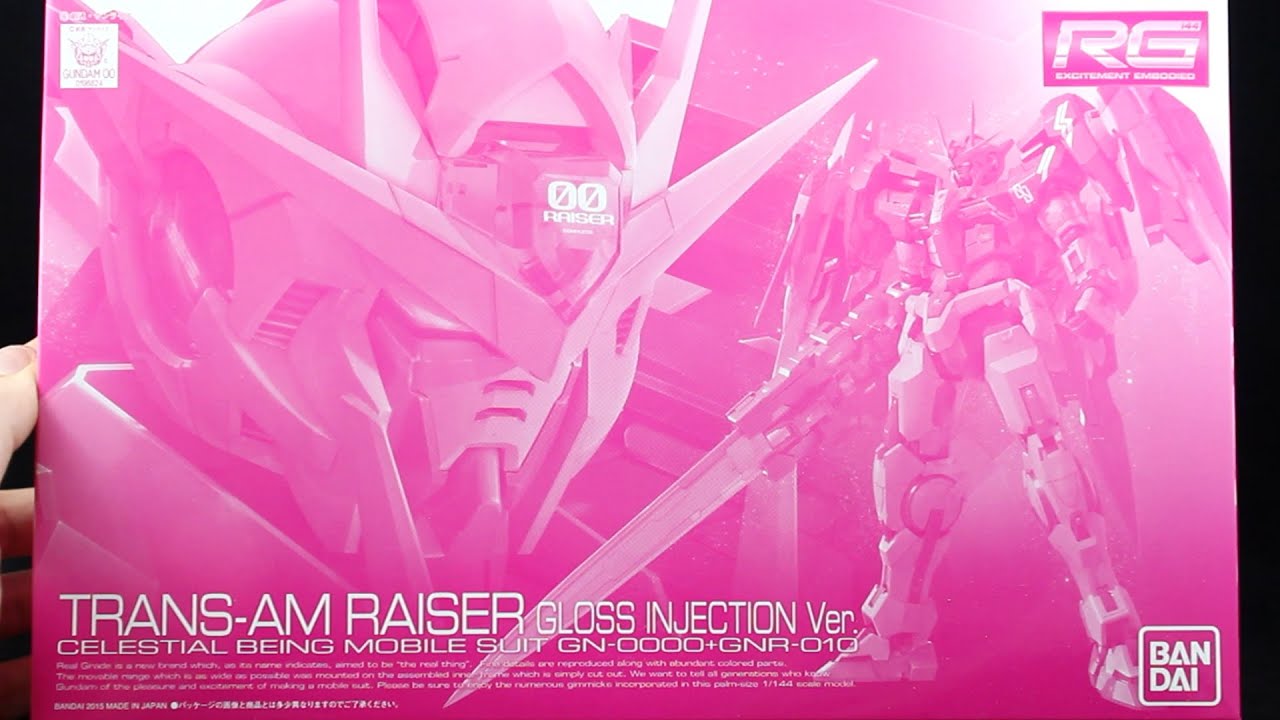 327 - RG Trans-Am Raiser Gloss Injection Version UNBOXING - YouTube