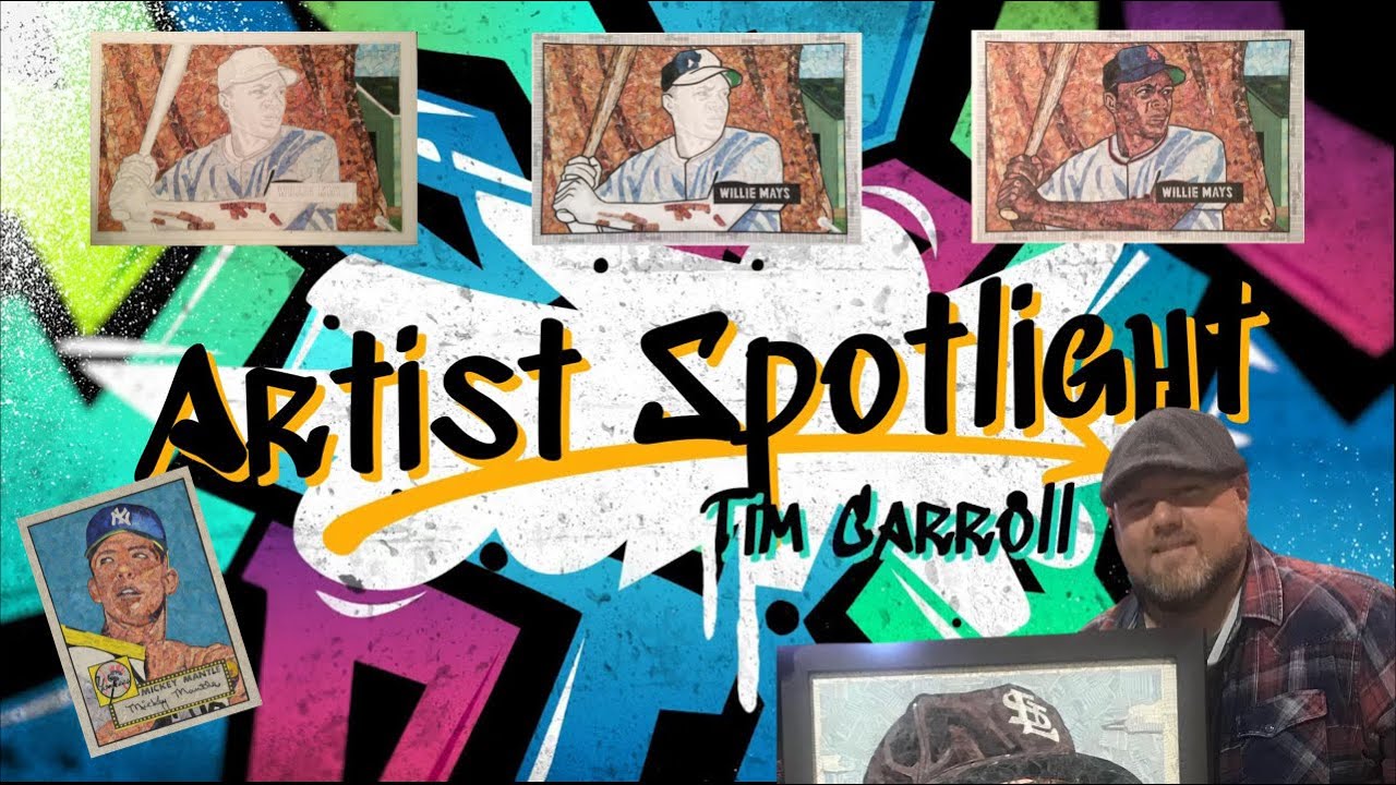 Tim Carroll Art with Sports Cards Artist Spotlight Boom Factory LIVE ...