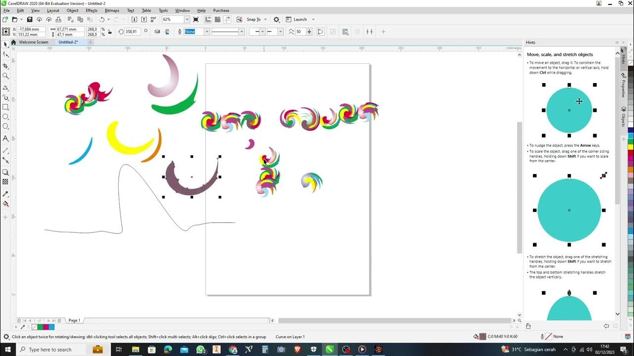 Tutorial Corel Draw Part 3 - YouTube