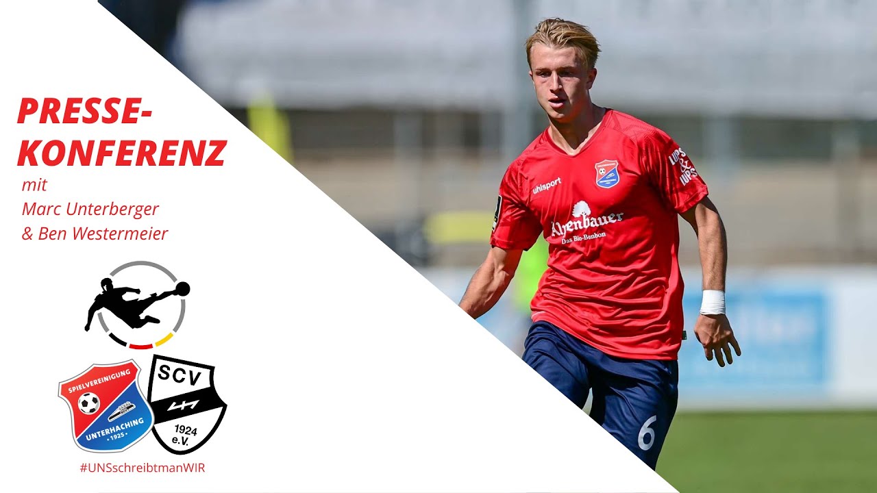 Pressekonferenz vor SpVgg Unterhaching vs. SC Verl - mit Marc ...