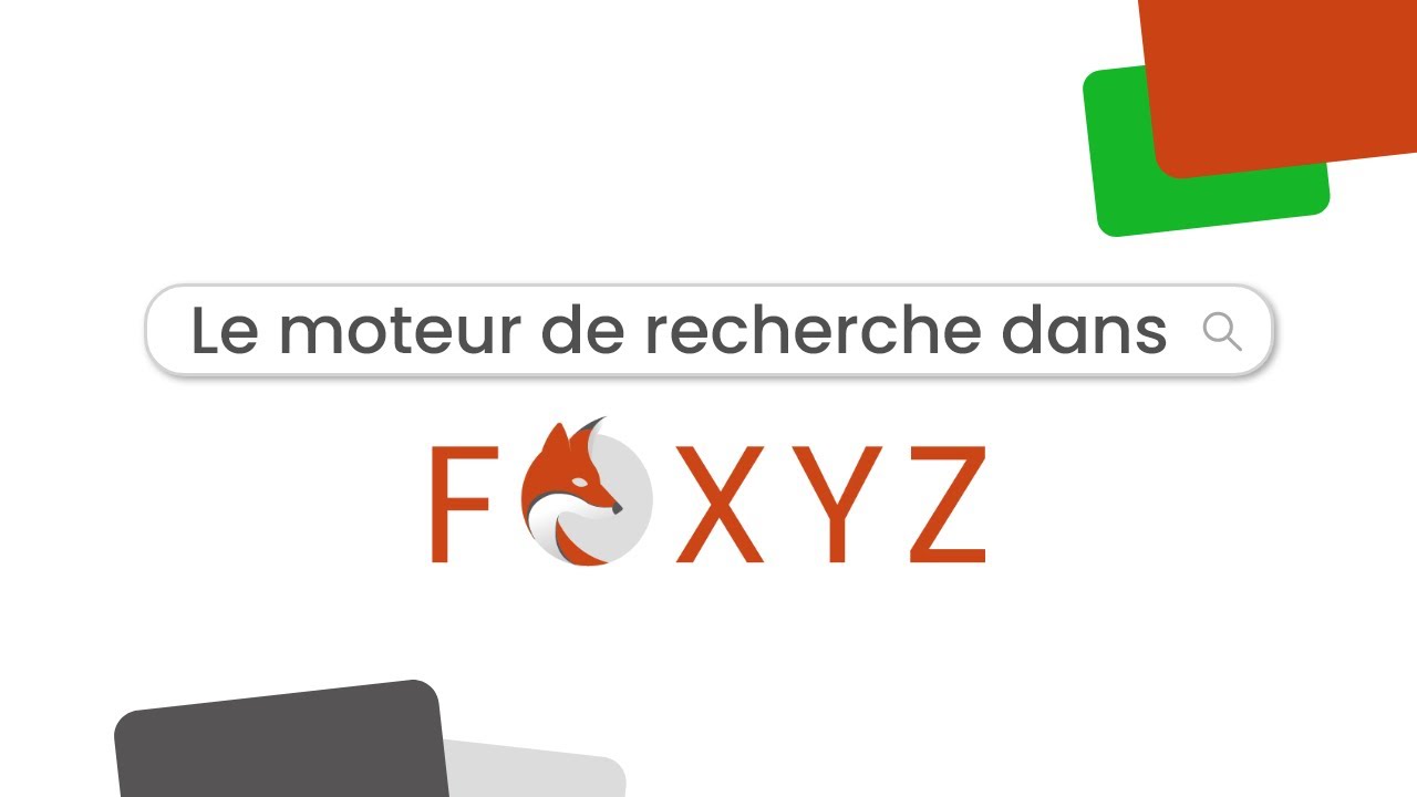 Le moteur de recherche dans Foxyz - YouTube