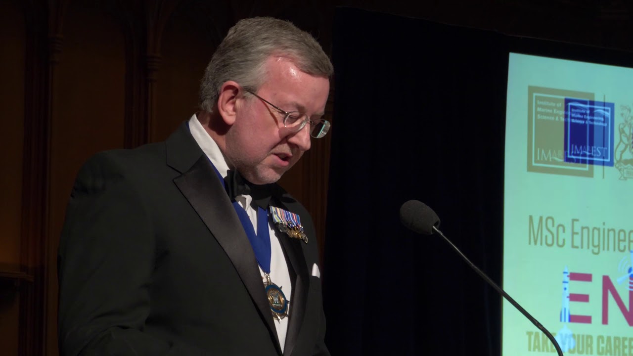 IMarEST 115th Annual Dinner 2018 - President's Speech and Awards - YouTube