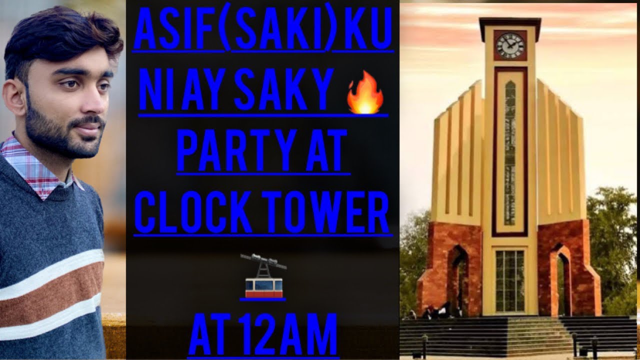 At 12Am at clock tower of UAF | got scam by zee fast food | party wala ...