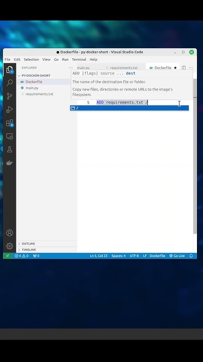Dockerize Python script - YouTube