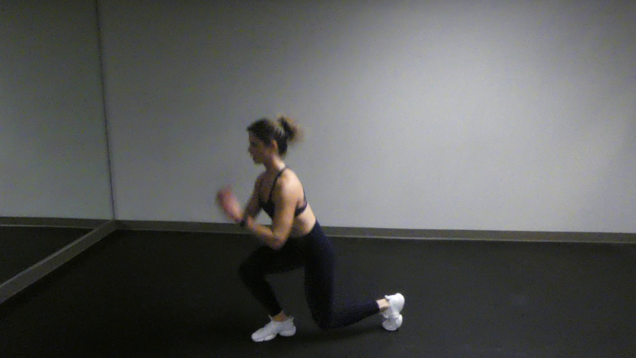 Jumping lunges - YouTube