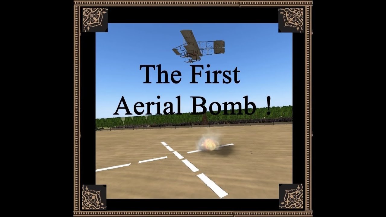 World’s First Aerial Bomb 15th January 1911 - YouTube