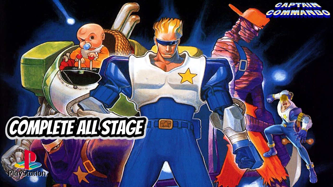 Memorial Playthrough | Captain Commando (PS1, 1998) - YouTube