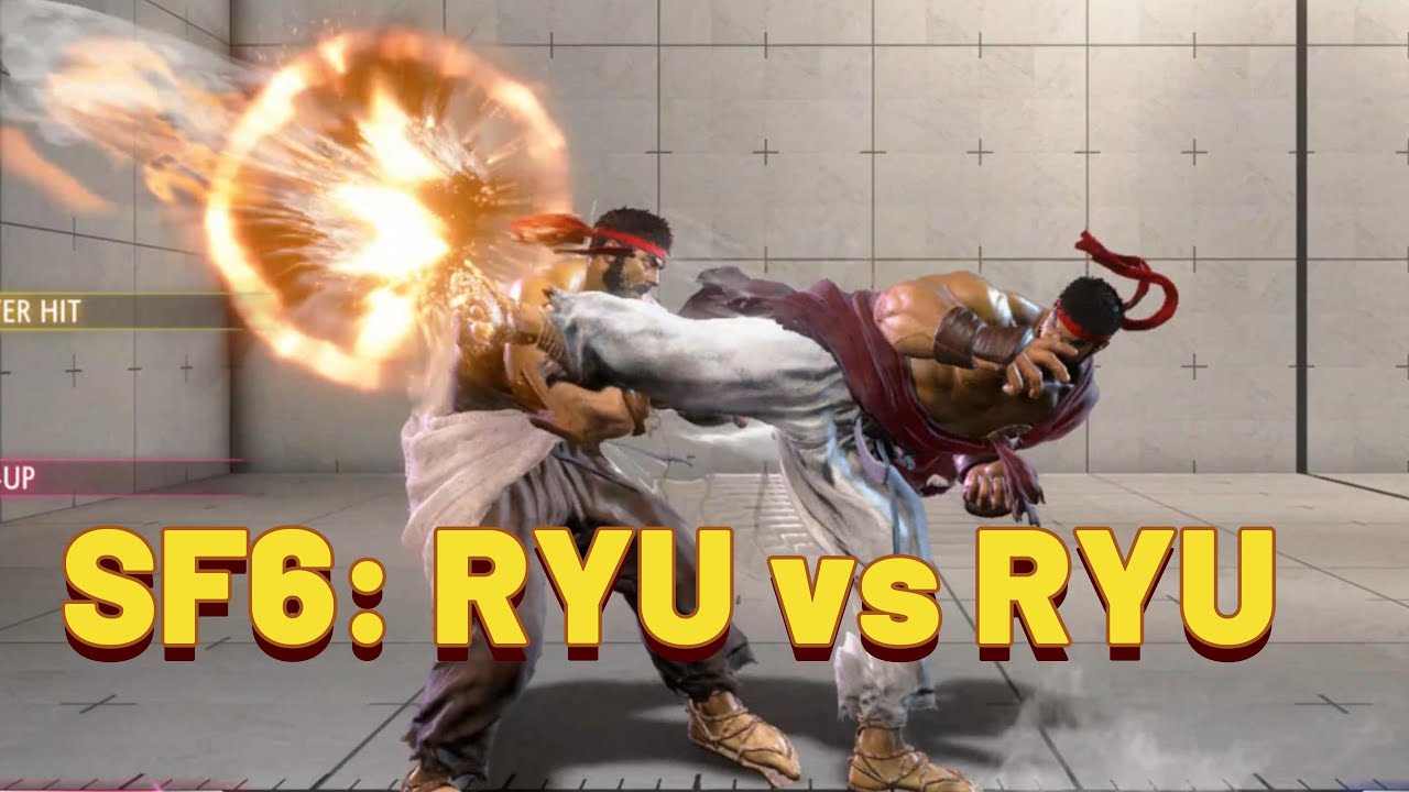 SF6: Ryu vs Ryu Intense PvP Online War | Street Fighter 6 Gameplay ...
