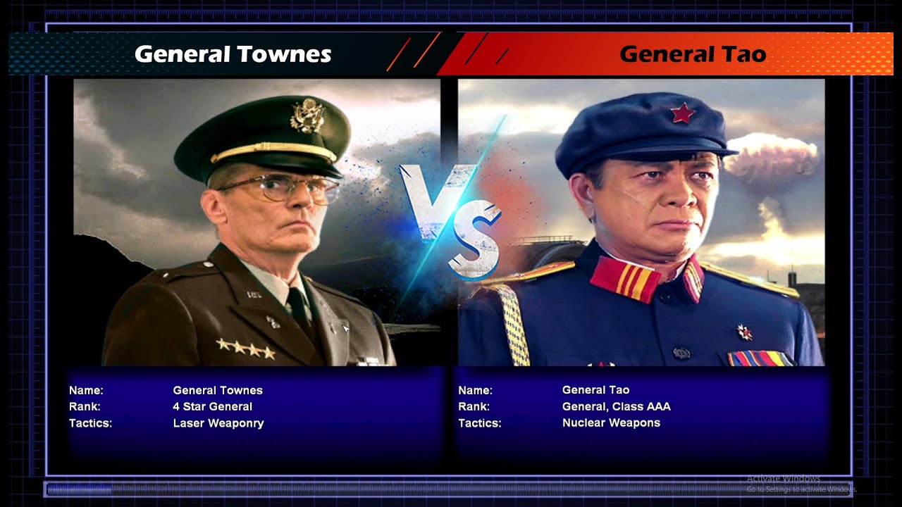 Generals Challenge :Laser vs Nuclear /Hard Mode - YouTube