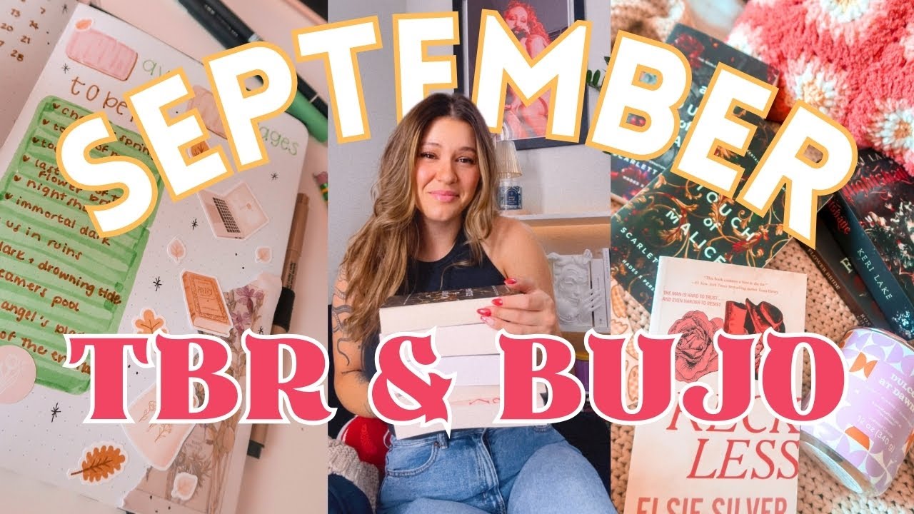 September TBR - new reading challenge - reading bujo set up | MONTHLY ...