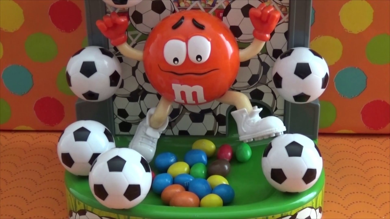 M&M Football Dispenser! - YouTube