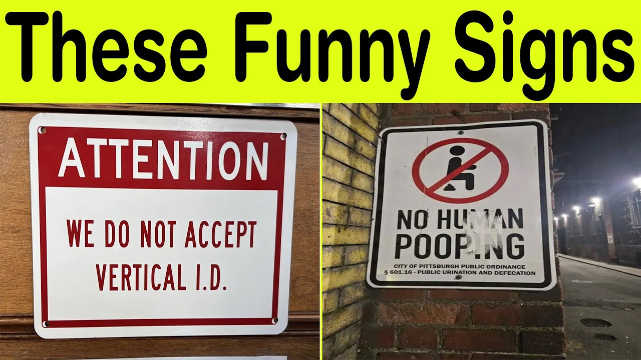 These Funny Signs That Will Have You Crying with Laughter! || Happy ...