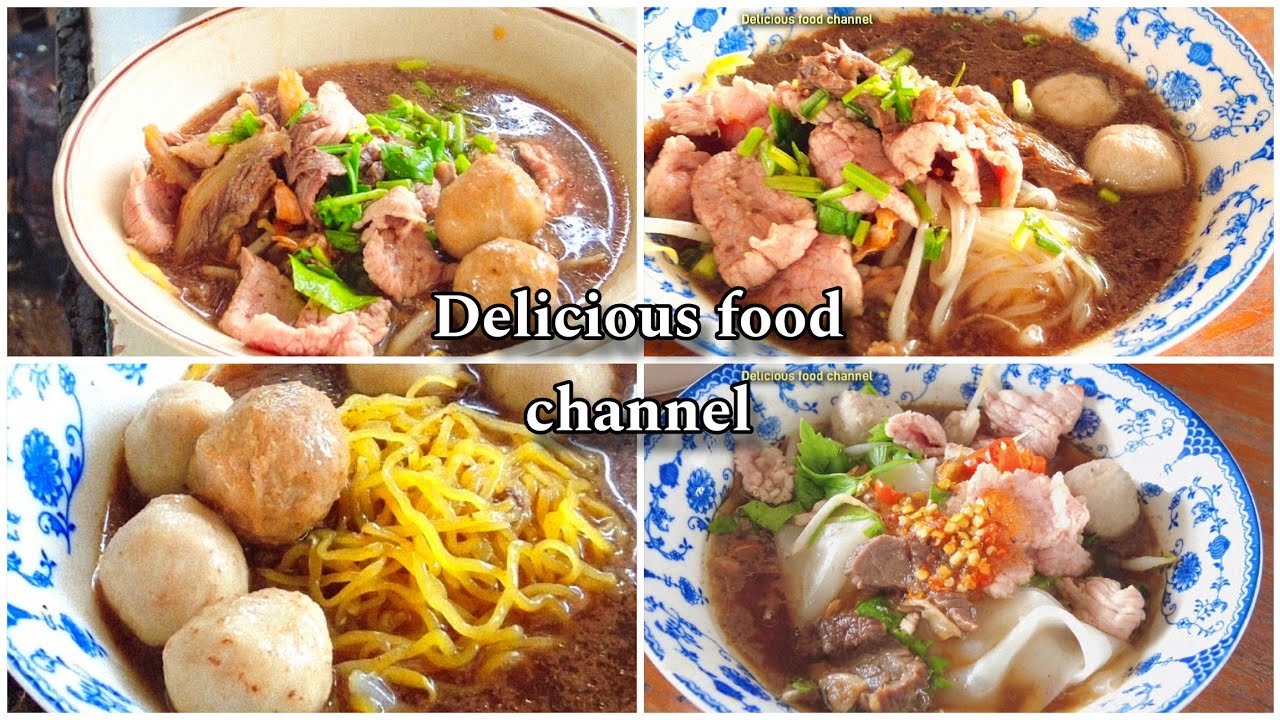 គុយទាវថៃ #គុយទាវទឹកខ្មៅ #គុយទាវទូក មួយចាន 20 បាត Delicious food channel ...