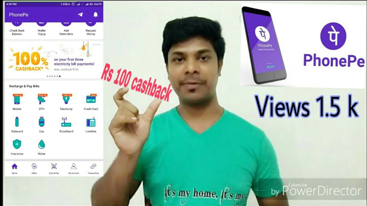 How to use Phone pe app and get Rs 100 upto 1 lakhs - YouTube
