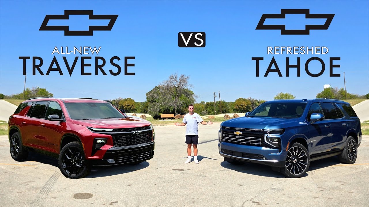 3-ROW SIBLINGS! -- 2025 Chevy Tahoe vs. 2025 Chevy Traverse: Comparison ...