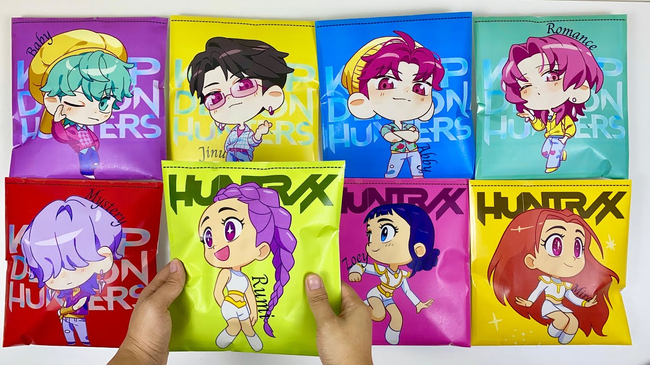 🎬Paper DIY👩‍🎨 ASMR Unboxing Huntrix Bag and Saja Boy Bag| K Pop Demon ...