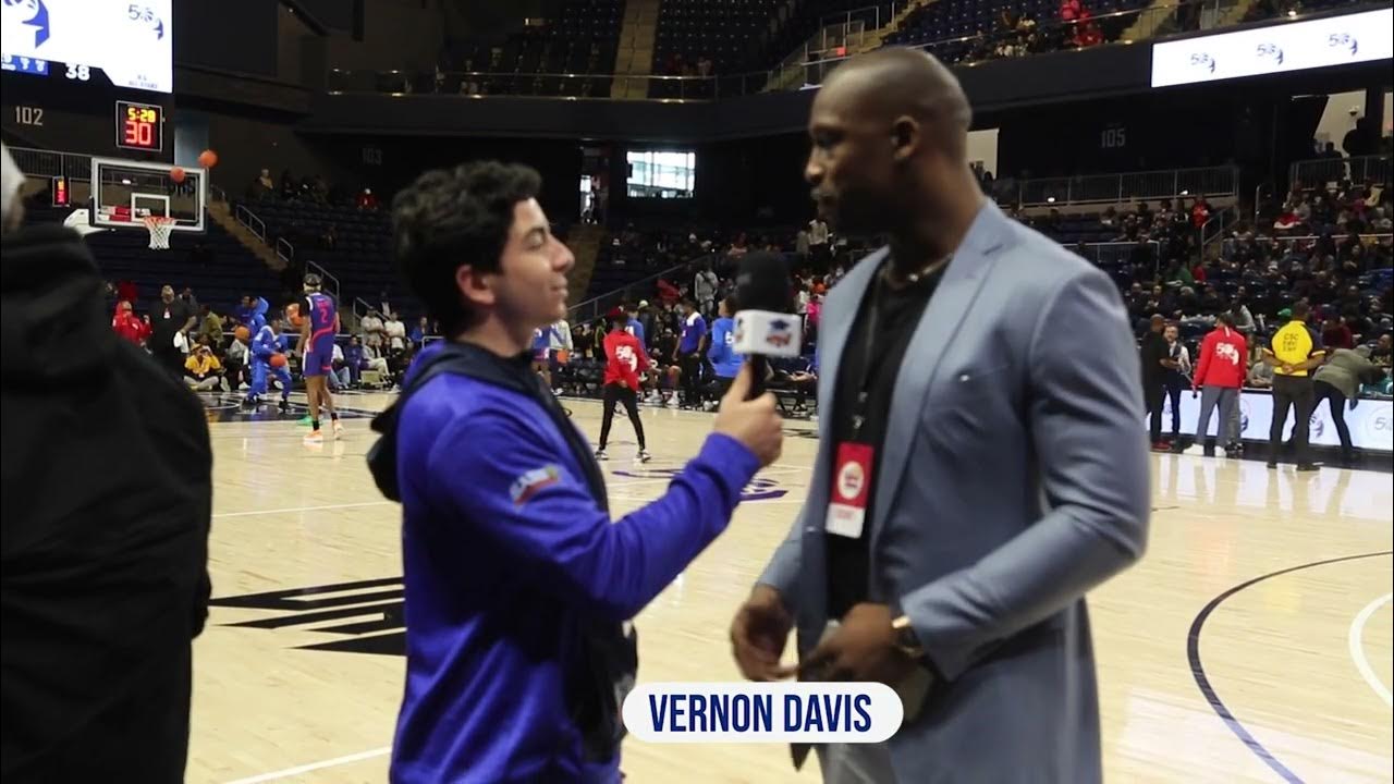 DMV Hoop Session Interviews Vernon Davis at the Capital Classic - YouTube