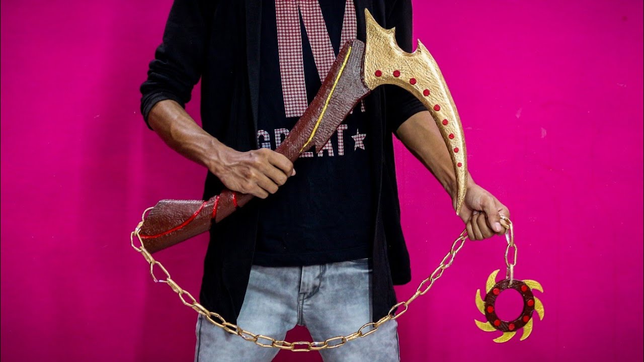 How To Make Blood Reaper | Shadow Fight 2 Weapon | Cardboard DIY - YouTube