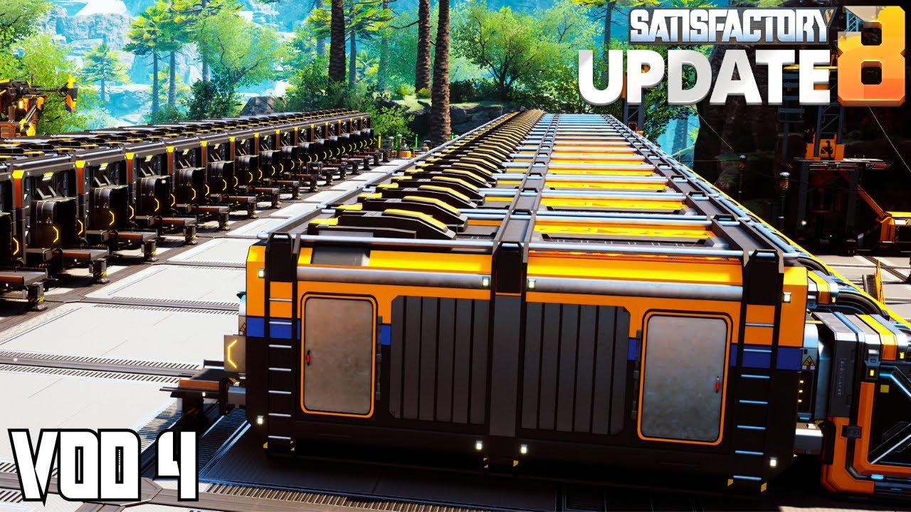 Building Central Storage | Satisfactory U8 - VOD 4 - YouTube
