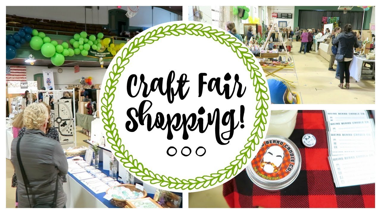 CRAFT FAIR SHOPPING - YouTube