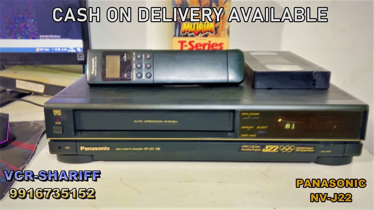 #PANASONIC NV-J22 # 4HEAD VCR #SOLD OUT TO HYDERABAD - YouTube