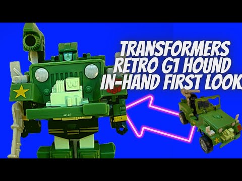 Transformers Retro G1 Hound Figure In-Hand First Look! - YouTube