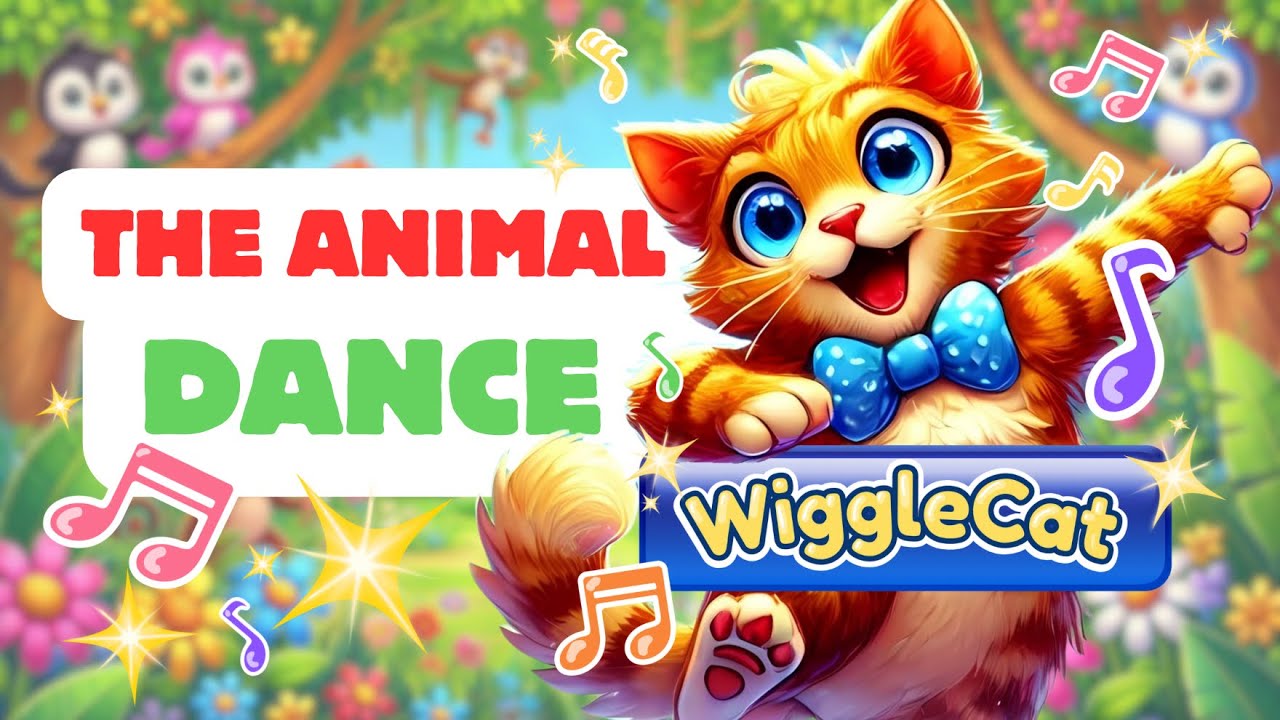 The Animal Dance - Fun Kids Song | Move and Groove with WiggleCat - YouTube