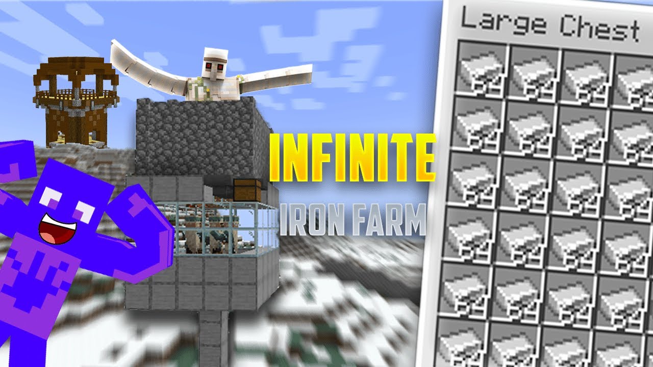 We made Infinite Iron Farm | Minecraft Mein Dehat | Ep 6 - YouTube