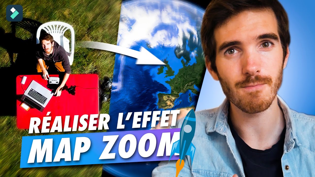 Comment créer un effet MAP ZOOM sur Filmora 12 - YouTube