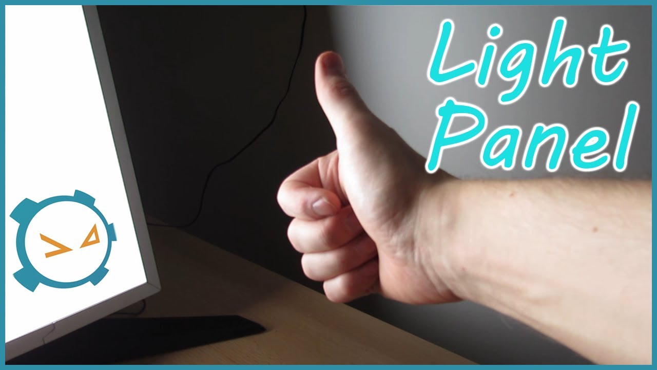 Make LIGHT PANEL From Computer Monitor - YouTube