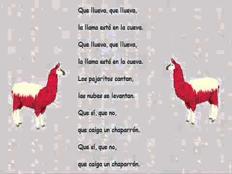 Que Llueva Que Llueva - YouTube