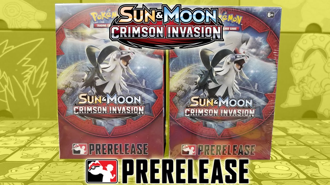 POKEMON CRIMSON INVASION PRERELEASE PACK OPENING AND BATTLE!! - YouTube