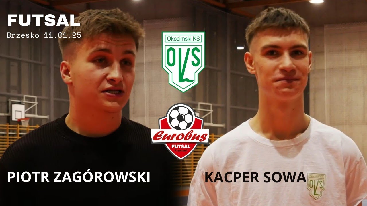 Kacepr Sowa Piotr Zagórowski po meczu Okocimski Brzesko - Eurobus ...