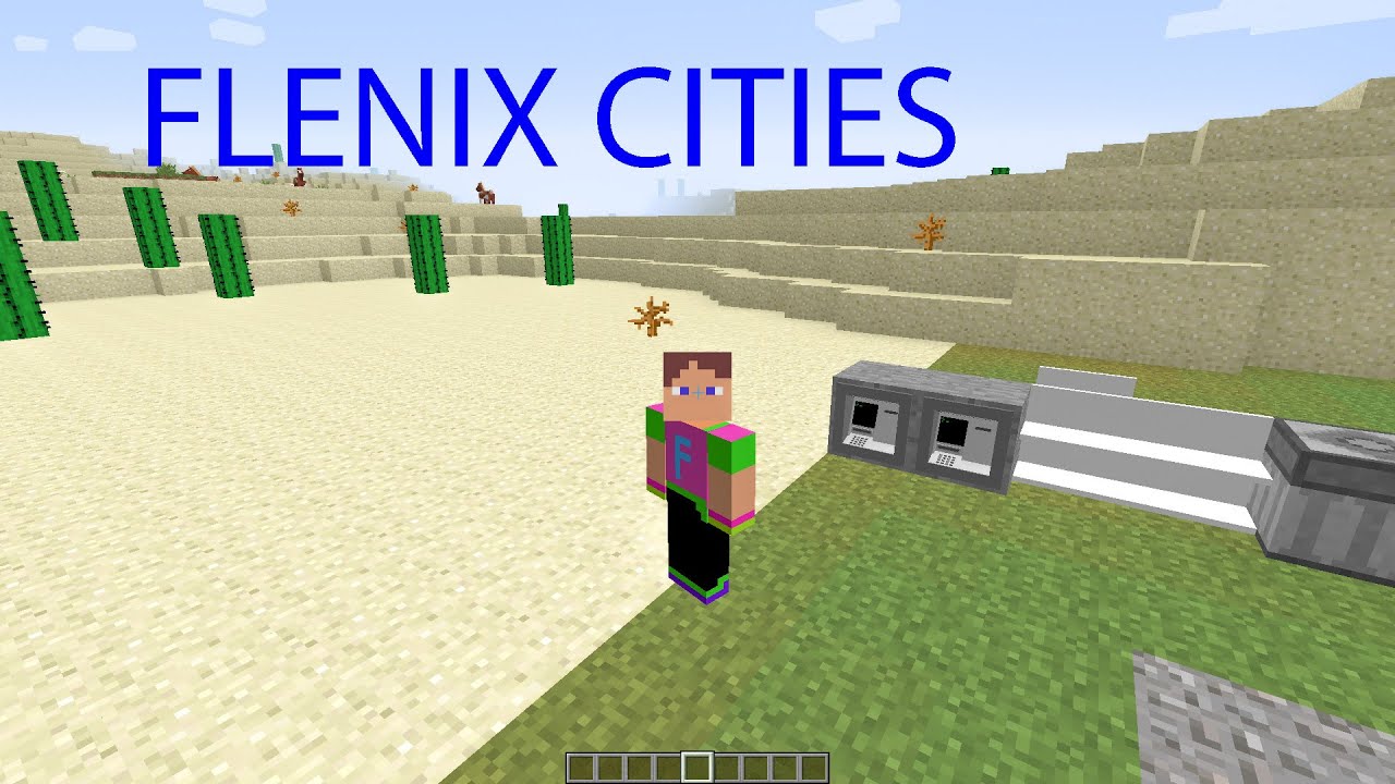 MINECRAFT ОБЗОР МОДА FLENIX CITIES ECONOMY _MINECRAFT_ _FIZAR_ - YouTube
