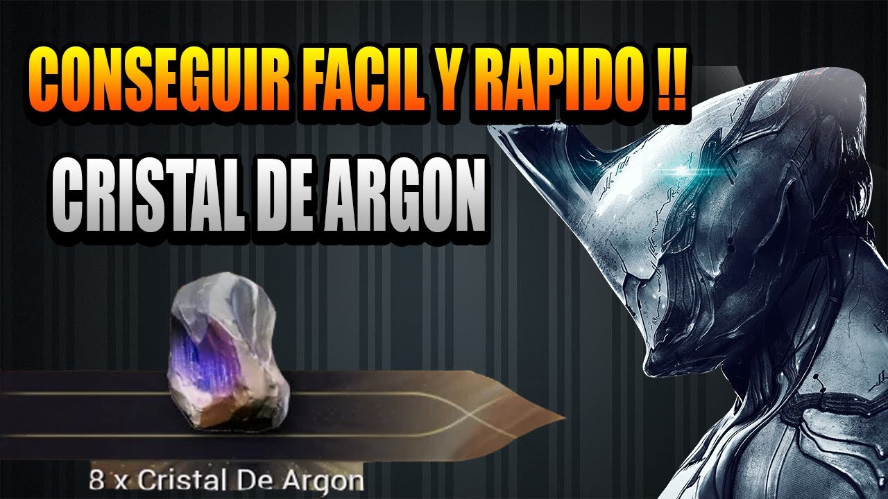 Como CONSEGUIR CRISTAL ARGON - FACIL y RAPIDO TRUCO - Warframe 2023 - YouTube