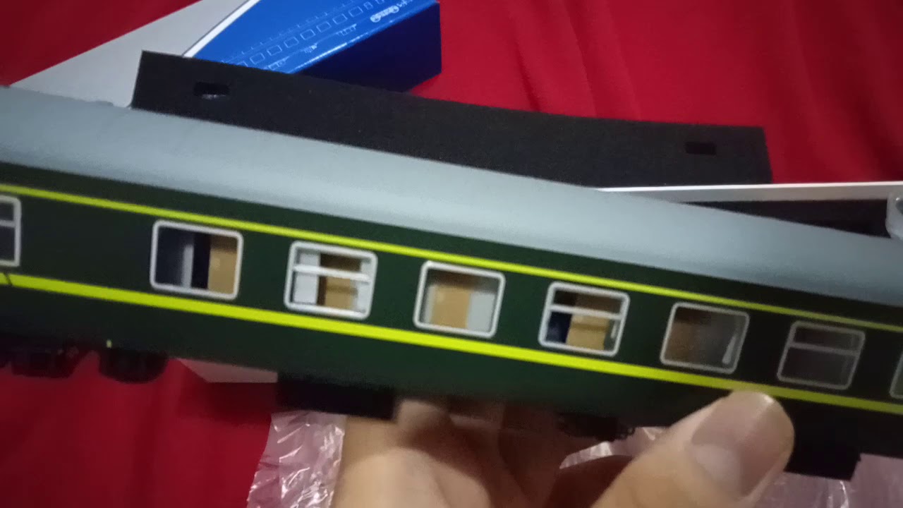 Review toa nằm mềm RW25G của Đường sắt Trung Quốc, tỉ lệ HO 1/87. - YouTube