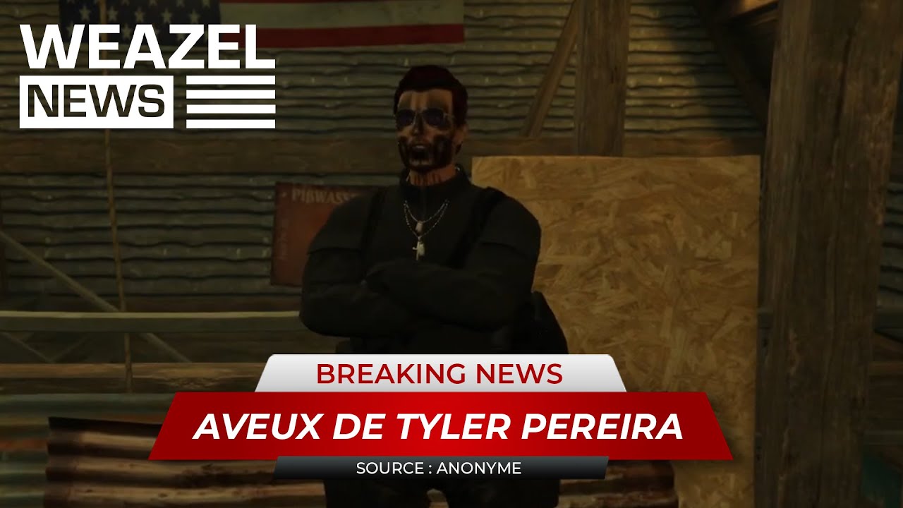 Les aveux du tueur en série Tyler Pereira - Weazel News - YouTube