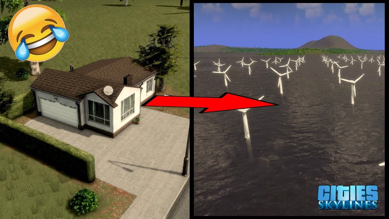 Can ONE house drown the WHOLE map in sh*t ? [Challenge] - YouTube