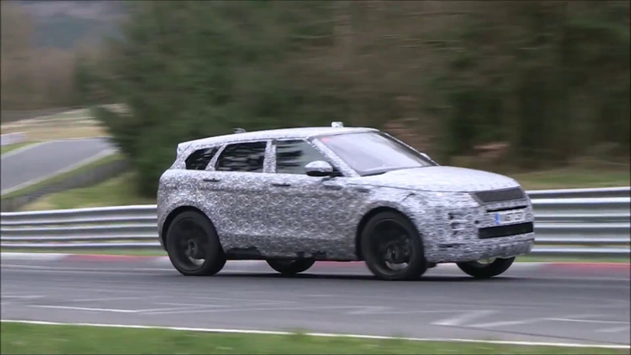 Le futur Range Rover Evoque au Nürburgring - YouTube