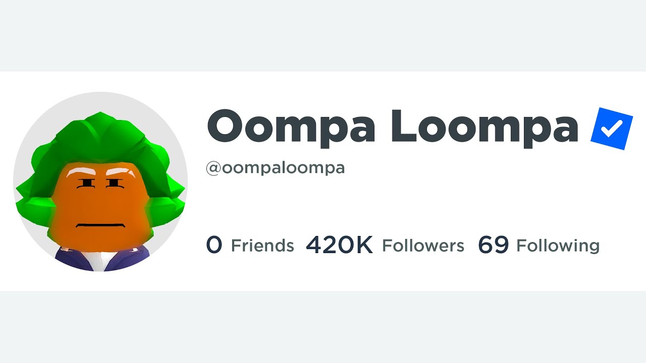 OOMPA LOOMPA But The Lyrics Are ROBLOX USERNAMES.. - YouTube