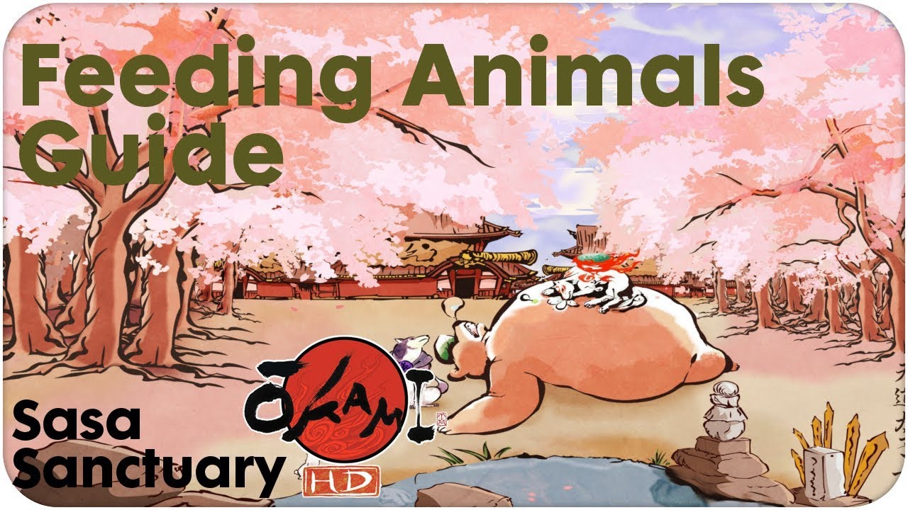 Okami HD Gameplay Walkthrough Sasa Sanctuary Feeding Animals Guide ...
