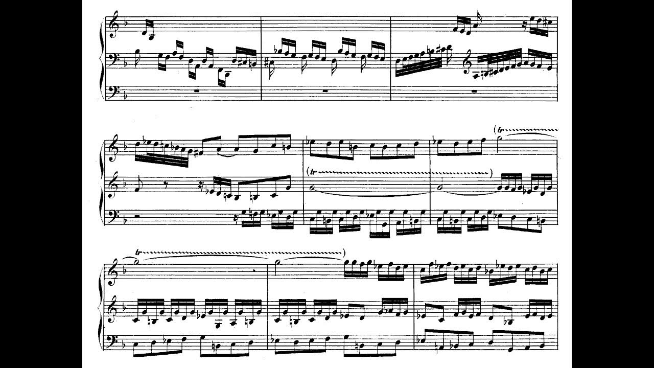 Toccata and Fugue in D minor Bach by Arturo Barba - Sheet Music - YouTube