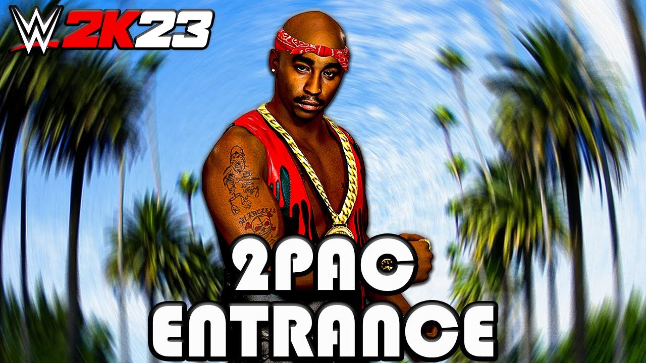WWE 2K23 2Pac Entrance - YouTube