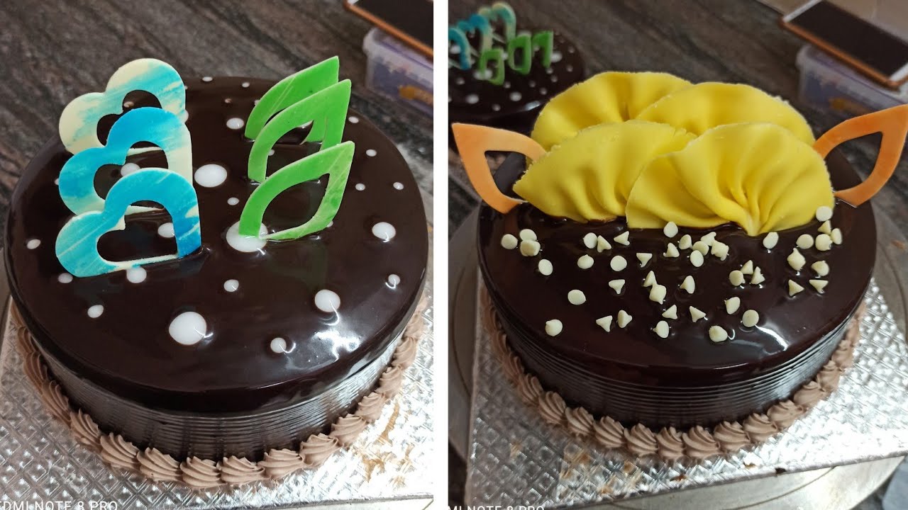 How To Make Live Two Chocolate Cake Design Ideas Simple Design Cake ...